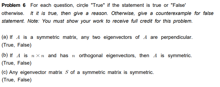 Solved Linear Algebra Linear Algebra Linear Algebra Linear Chegg