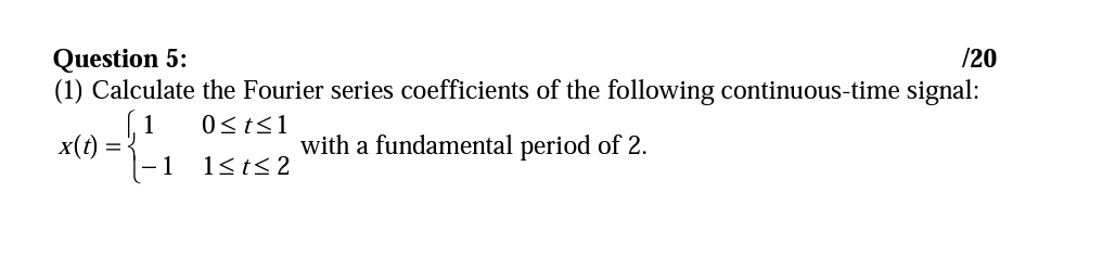 Solved Question 4 120 Consider A Causal Lti System Whose 7183