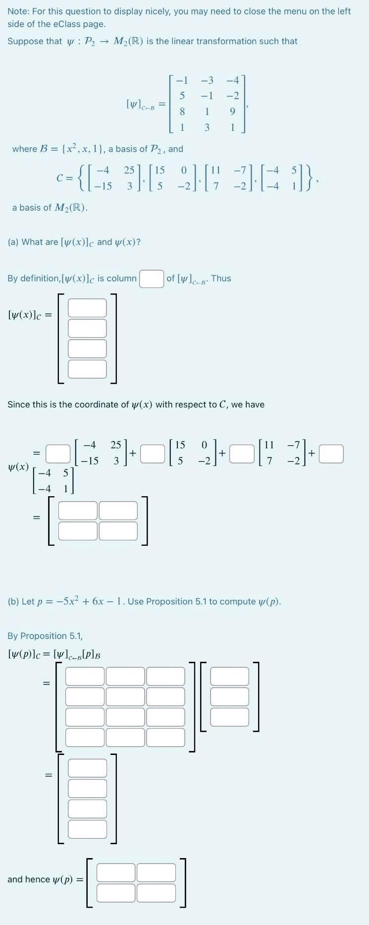 Solved Note: For this question to display nicely, you may | Chegg.com