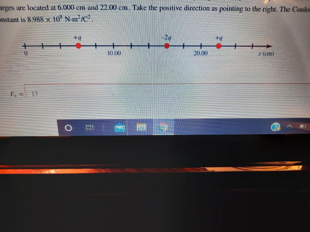 Solved What Is The Force On The Charge Located At Chegg