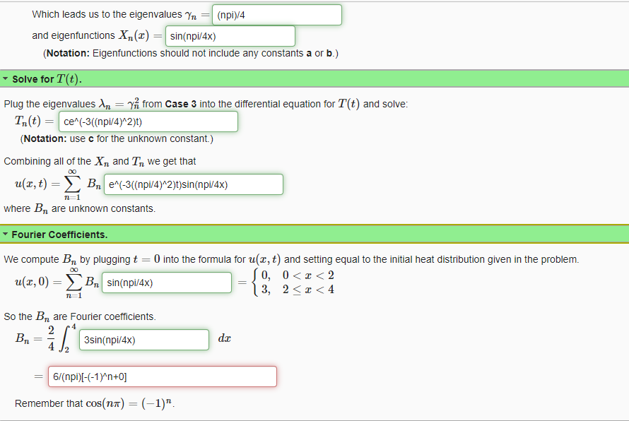 Solved 1 point) in your answers below, for the variable type | Chegg.com