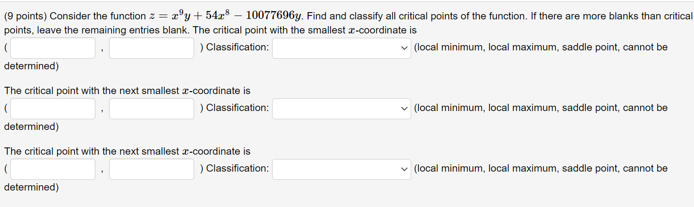Solved (9 points) Consider the function | Chegg.com Solved (9 points) Consider the function | Chegg.com