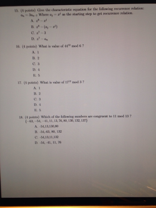 Solved 1. (4 points) The input and output alphabet for the | Chegg.com