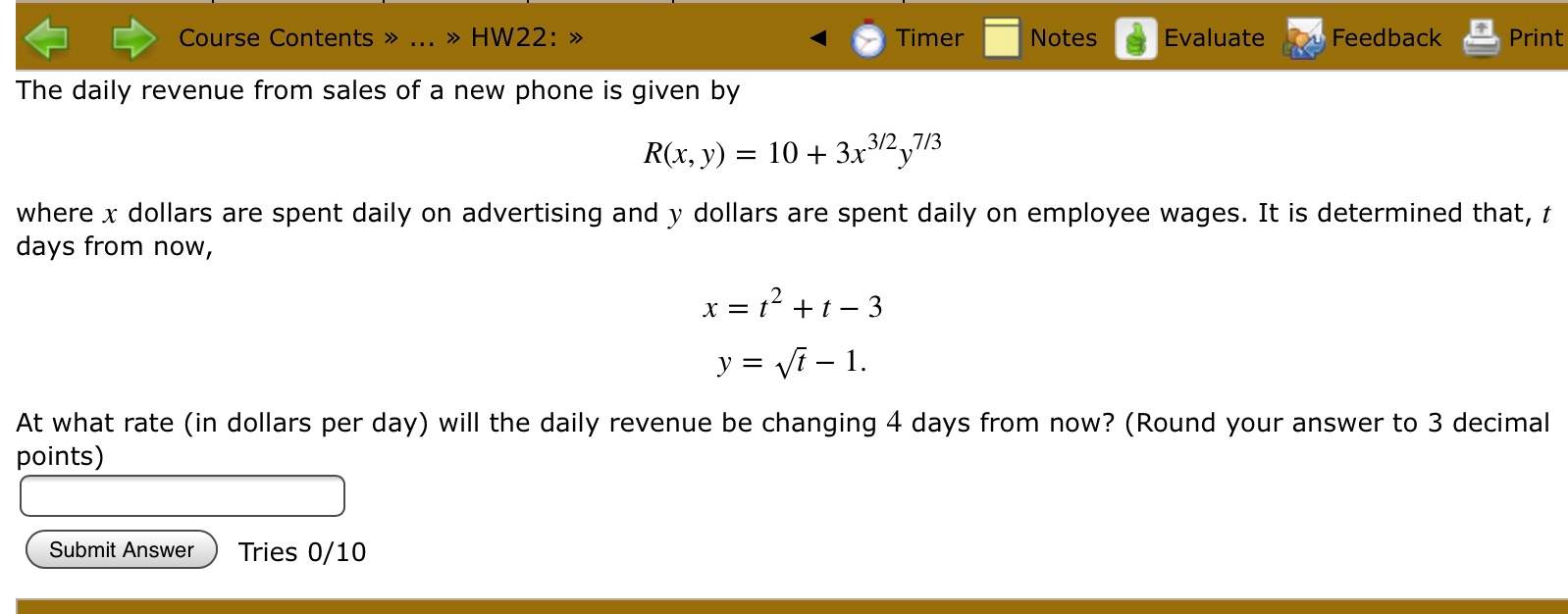 Solved Course Contents Hw22 Timer Notes Evaluate 1121