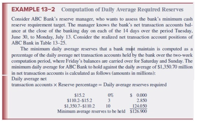 The average daily net transaction accounts of a local | Chegg.com
