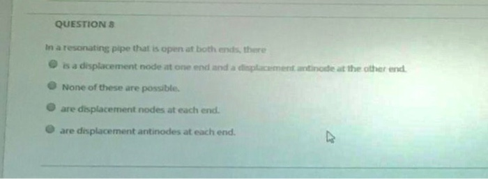 Solved QUESTIONS In a resonating pipe that is open at both | Chegg.com