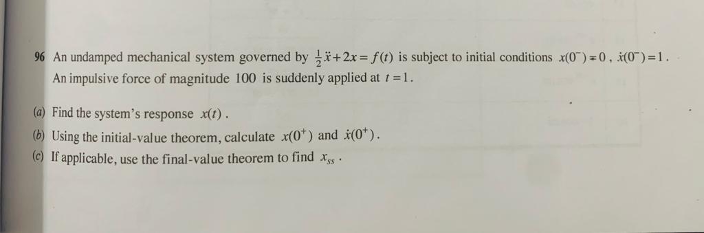 Please solve number 96 below . The answer is given as | Chegg.com