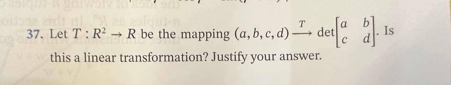 Solved Let T:R2→R ﻿be the mapping | Chegg.com
