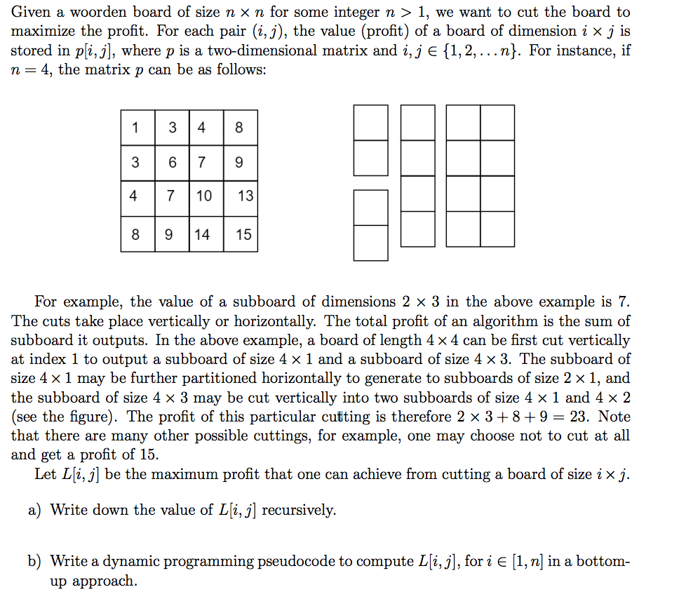 Solved Given a woorden board of size n×n for some integer | Chegg.com