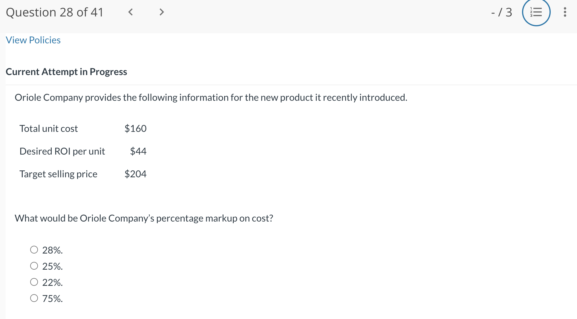 Solved Current Attempt in Progress Oriole Company provides | Chegg.com