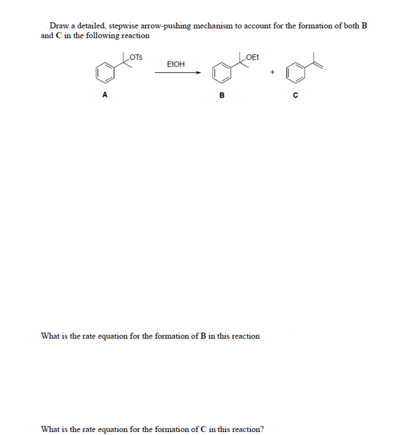 Solved Draw a detailed, stepwise arrow-pushing mechanism to | Chegg.com