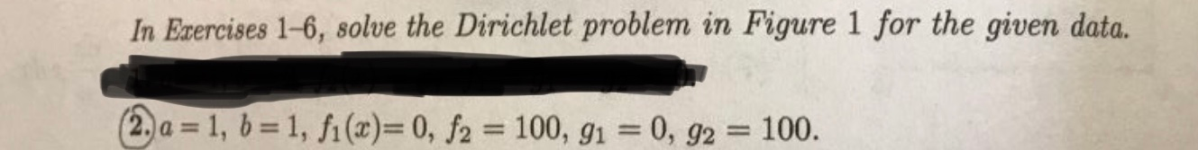 In Exercises 1-6, solve the Dirichlet problem in | Chegg.com