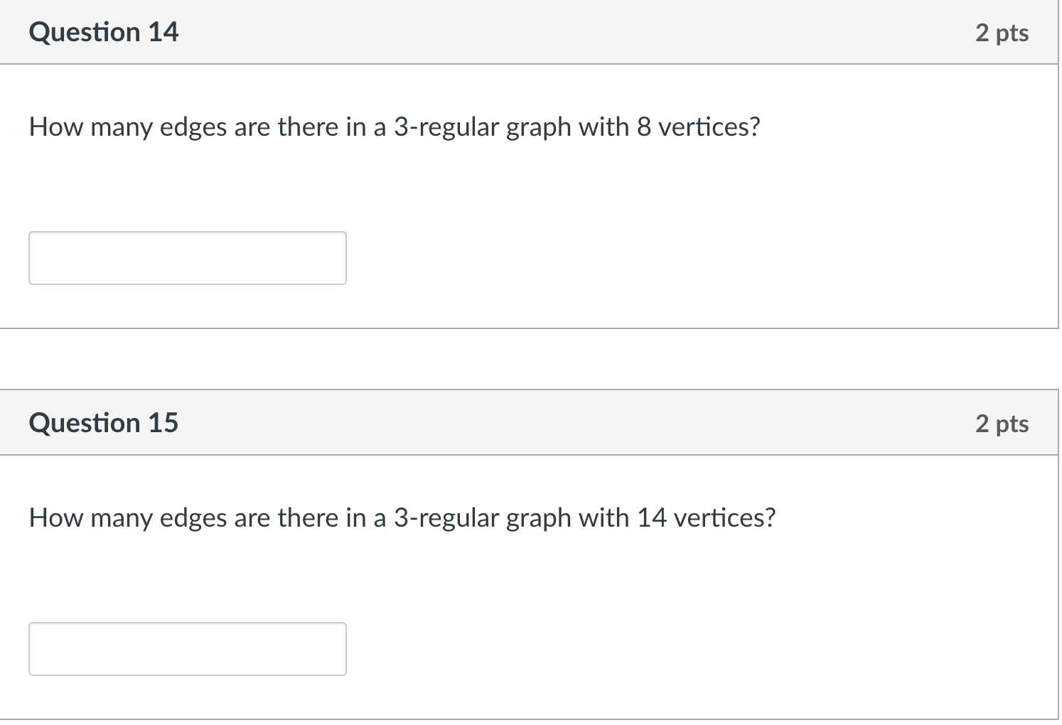 Solved How many edges are there in a 3-regular graph with 8 | Chegg.com