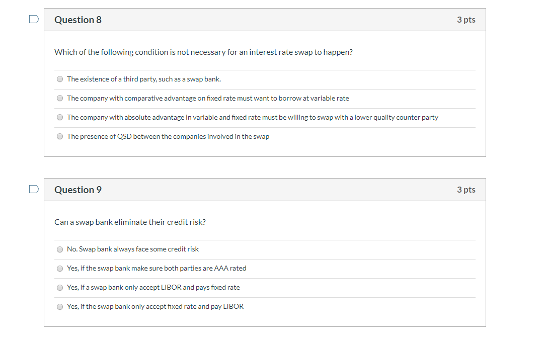 Solved Question 8 3 pts Which of the following condition is | Chegg.com