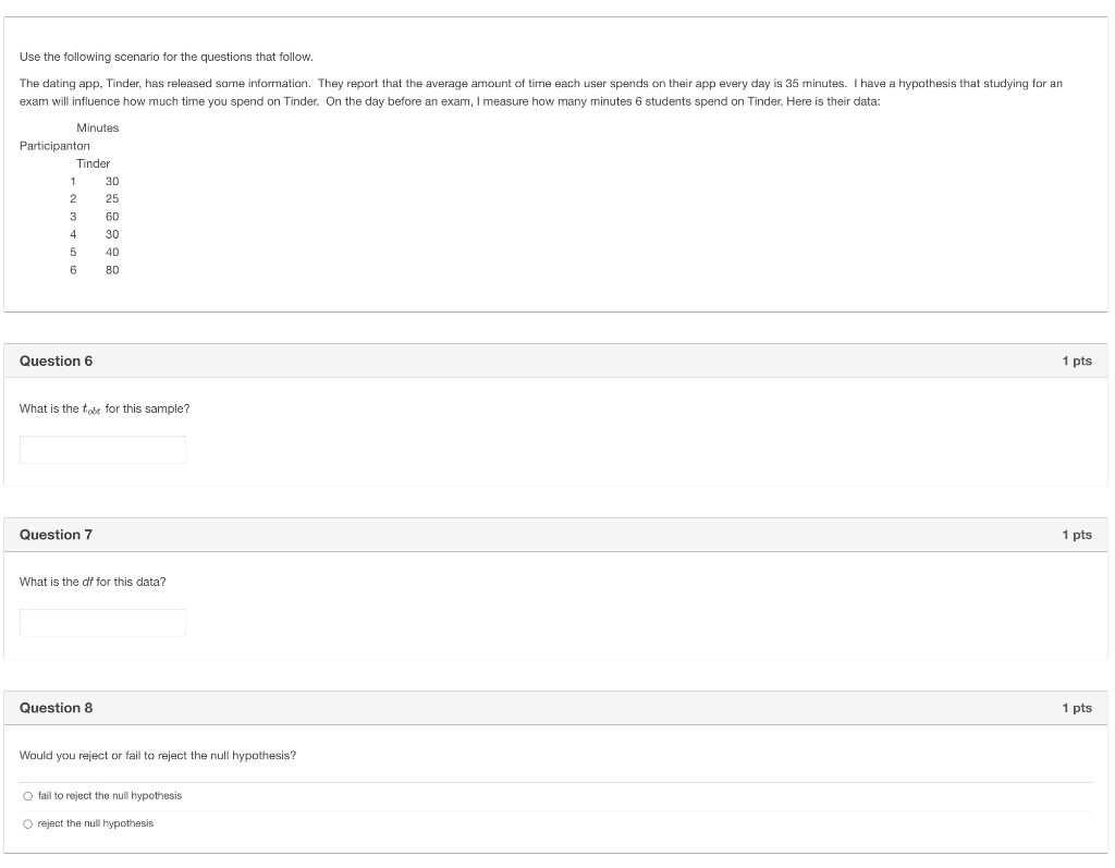 Solved Use the following scenario for the questions that | Chegg.com