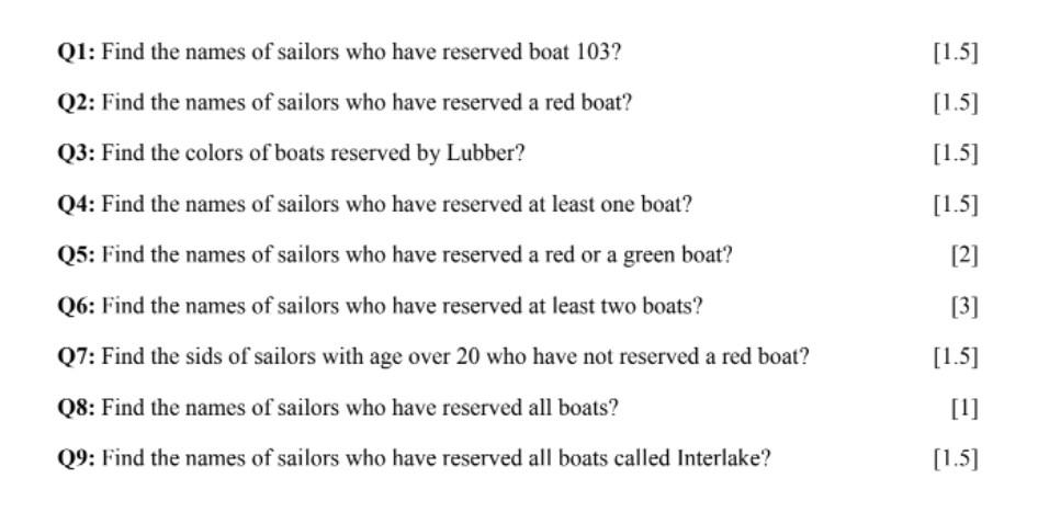 Solved Use A4 pages to solve the following questions. Answer | Chegg.com