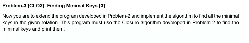 Solved Problem 2 Clo3 Implementation Of Closure Algorithm 9755