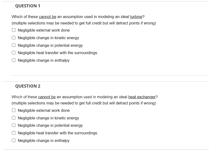Solved Which of these cannot be an assumption used in | Chegg.com