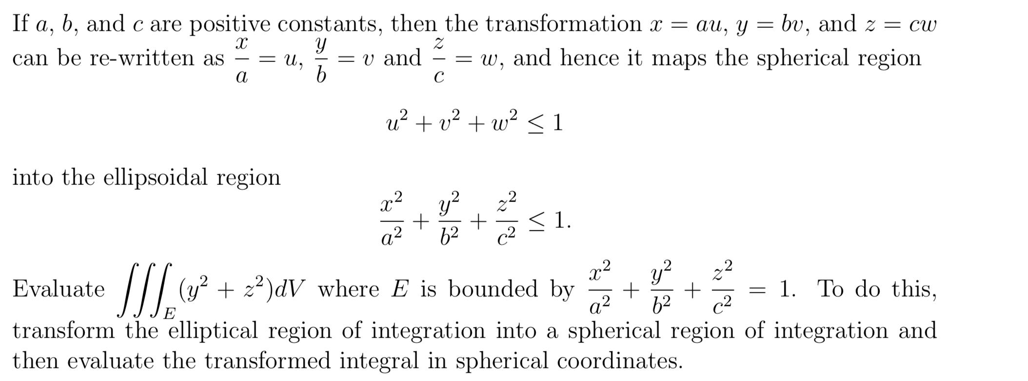Solved = If a, b, and c are positive constants, then the | Chegg.com