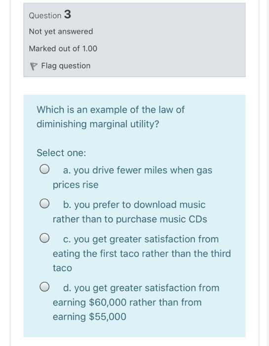Solved Question 1 Not yet answered Marked out of 1.00 P Flag | Chegg.com Solved Question 1 Not yet answered Marked out of 1.00 P Flag | Chegg.com