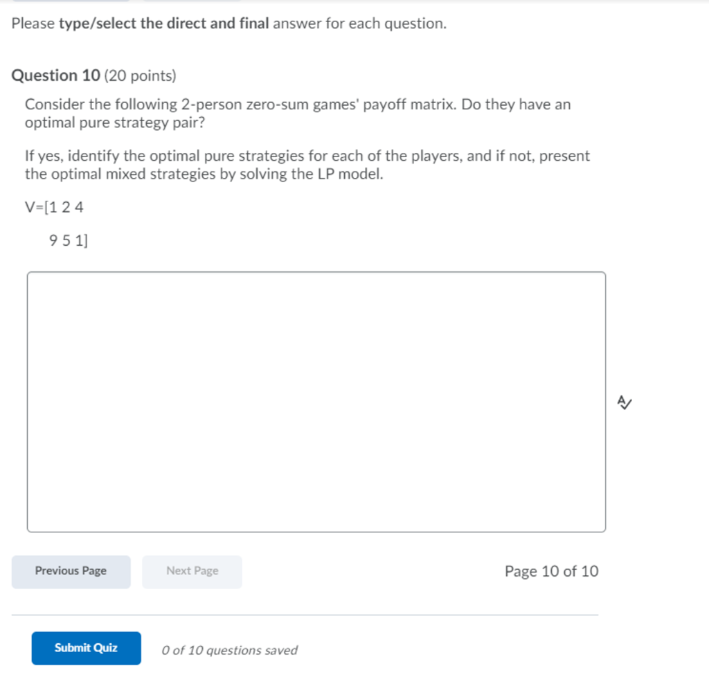 Please type/select the direct and final answer for | Chegg.com
