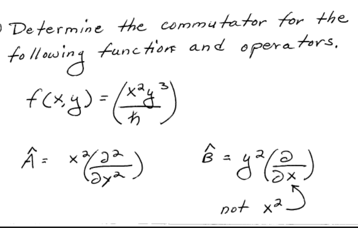 Solved - Determine the commutator for the following | Chegg.com