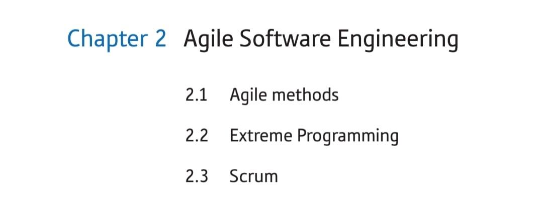 Solved Chapter 2 Agile Software Engineering 2.1 Agile | Chegg.com