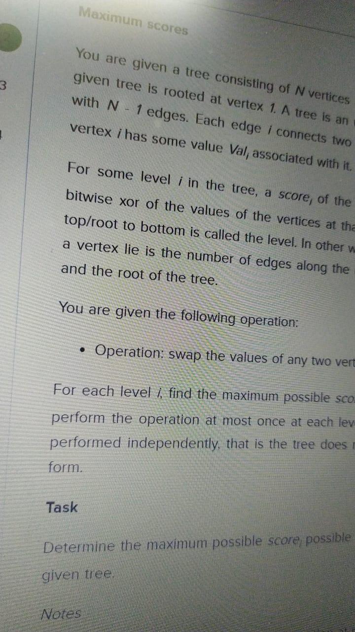 Solved You are given a tree consisting of N vertices given | Chegg.com