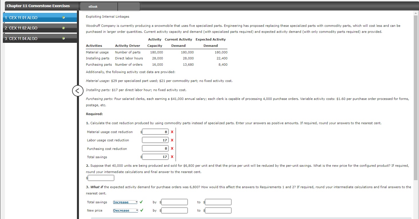 Solved Exploiting Internal Linkages Additionally, the | Chegg.com