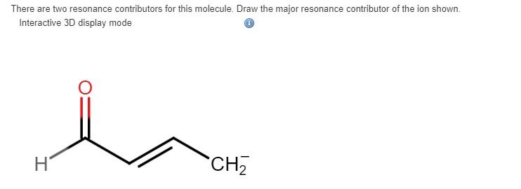 Solved Resonance: Resonance form of 2-butenal There are | Chegg.com