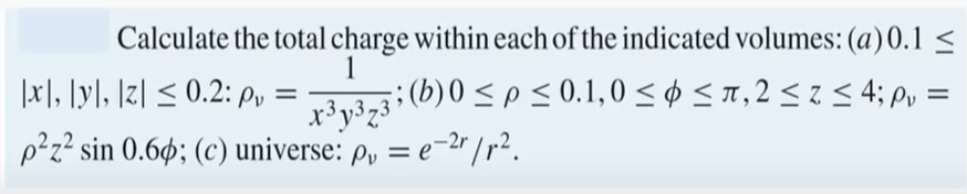Solved Calculate the total charge within each of the | Chegg.com