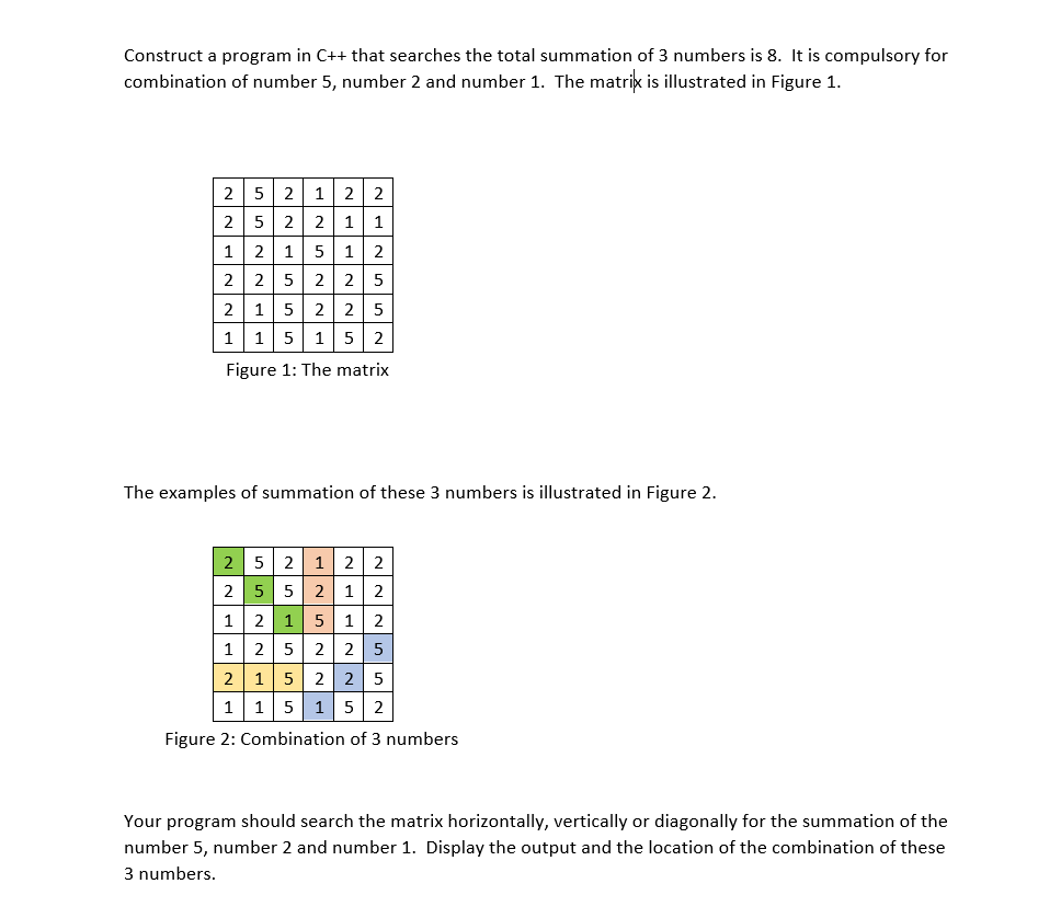 Solved Construct a program in C++ that searches the total | Chegg.com