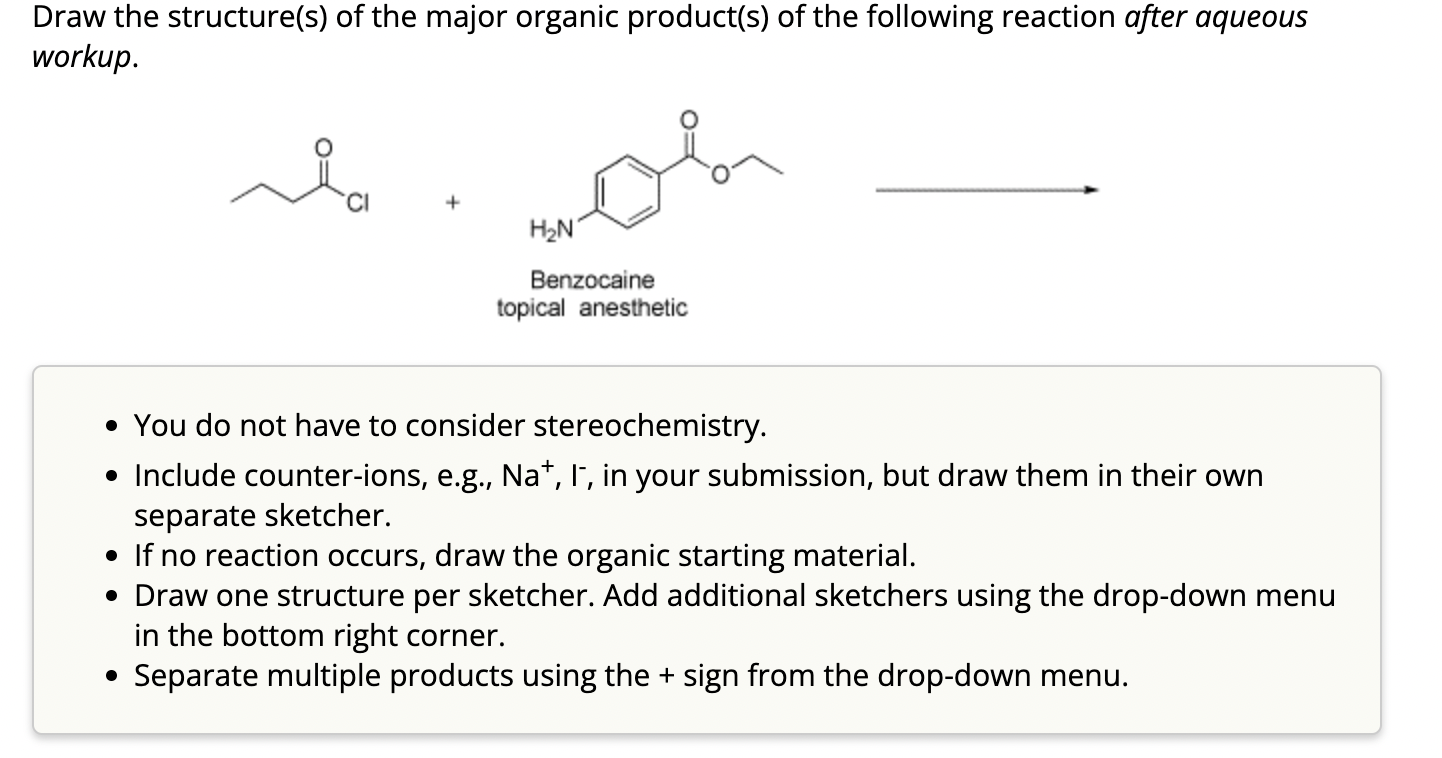 [Solved]: Draw the structure(s) of the major organic produ