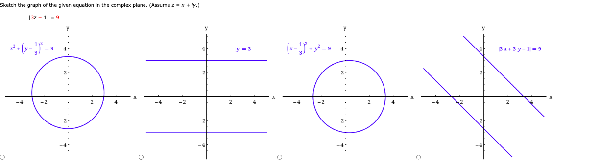 Solved Sketch the set S of points in the complex plane | Chegg.com