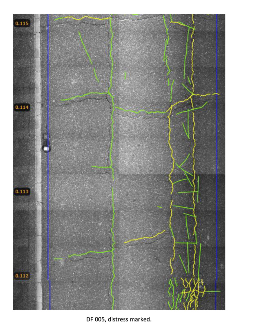 Solved Identify the distress types and severity levels for | Chegg.com