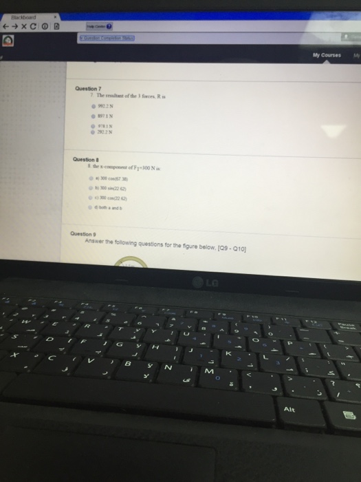 Solved Question 6 For the three concurrent force system in | Chegg.com