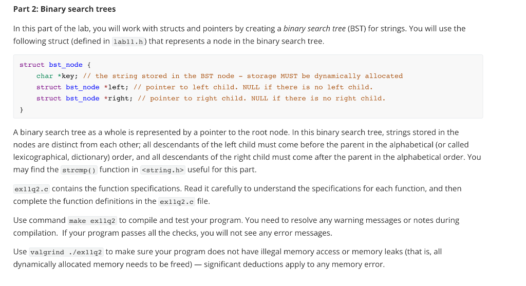 Solved C Programming Add Comments Ex11q2 File That 