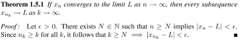 Solved 1.61 Suppose xn → oo. Prove that every subsequence | Chegg.com
