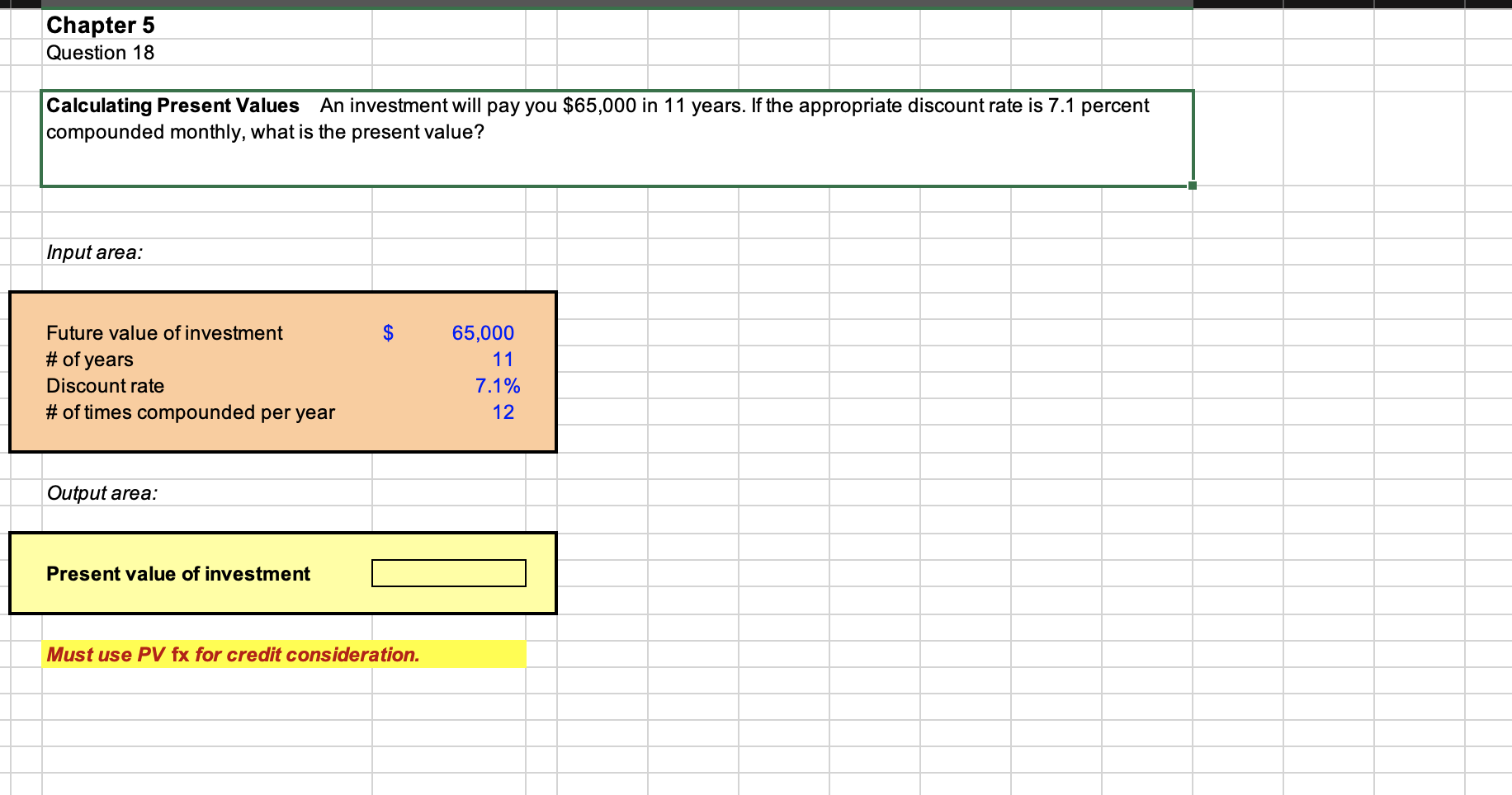 Solved Chapter 5 Question 18 Calculating Present Values An | Chegg.com