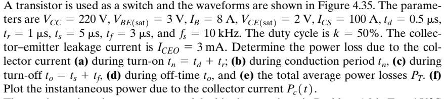 Solved = = , = = A transistor is used as a switch and the | Chegg.com