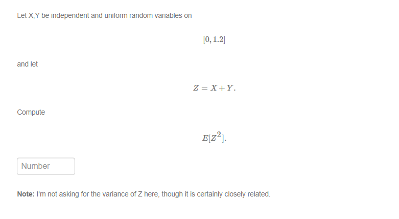 Solved Let X,Y be independent and uniform random variables | Chegg.com