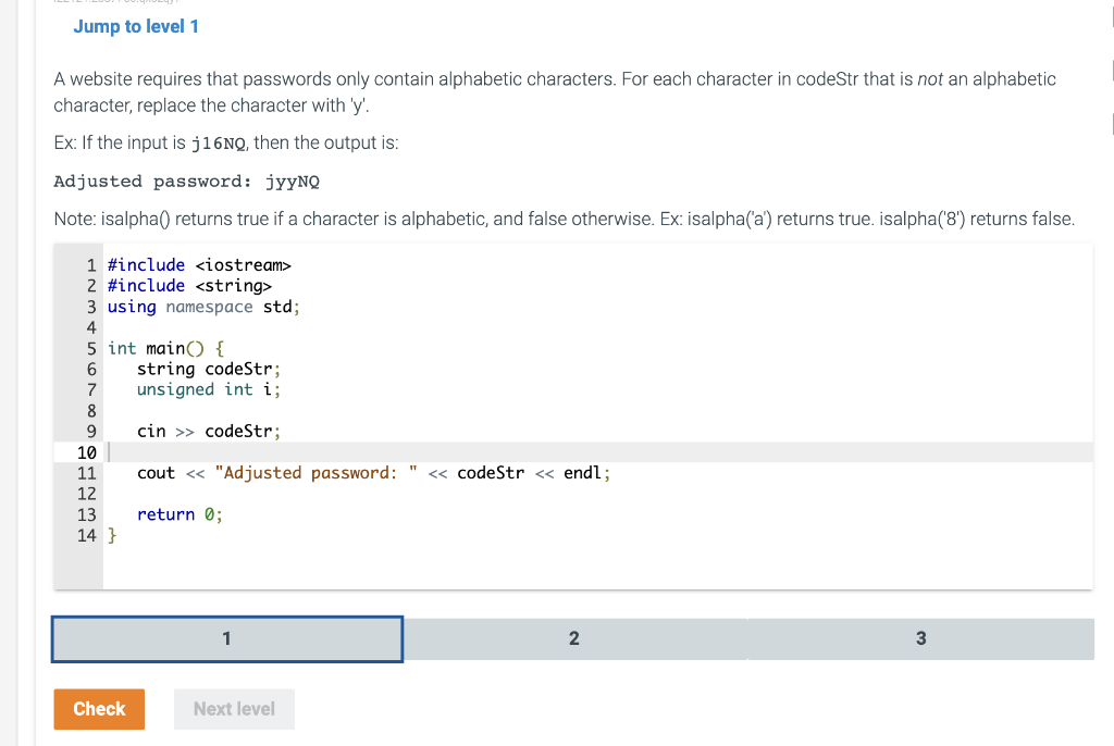 Solved A Website Requires That Passwords Only Contain Chegg