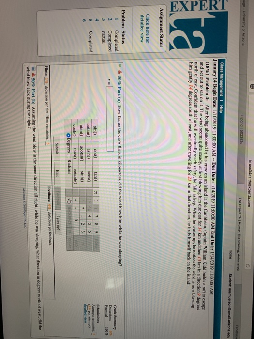 Solved of January 14 Begin Date: 1/10/2019 11:00:00 AM-Due D | Chegg.com