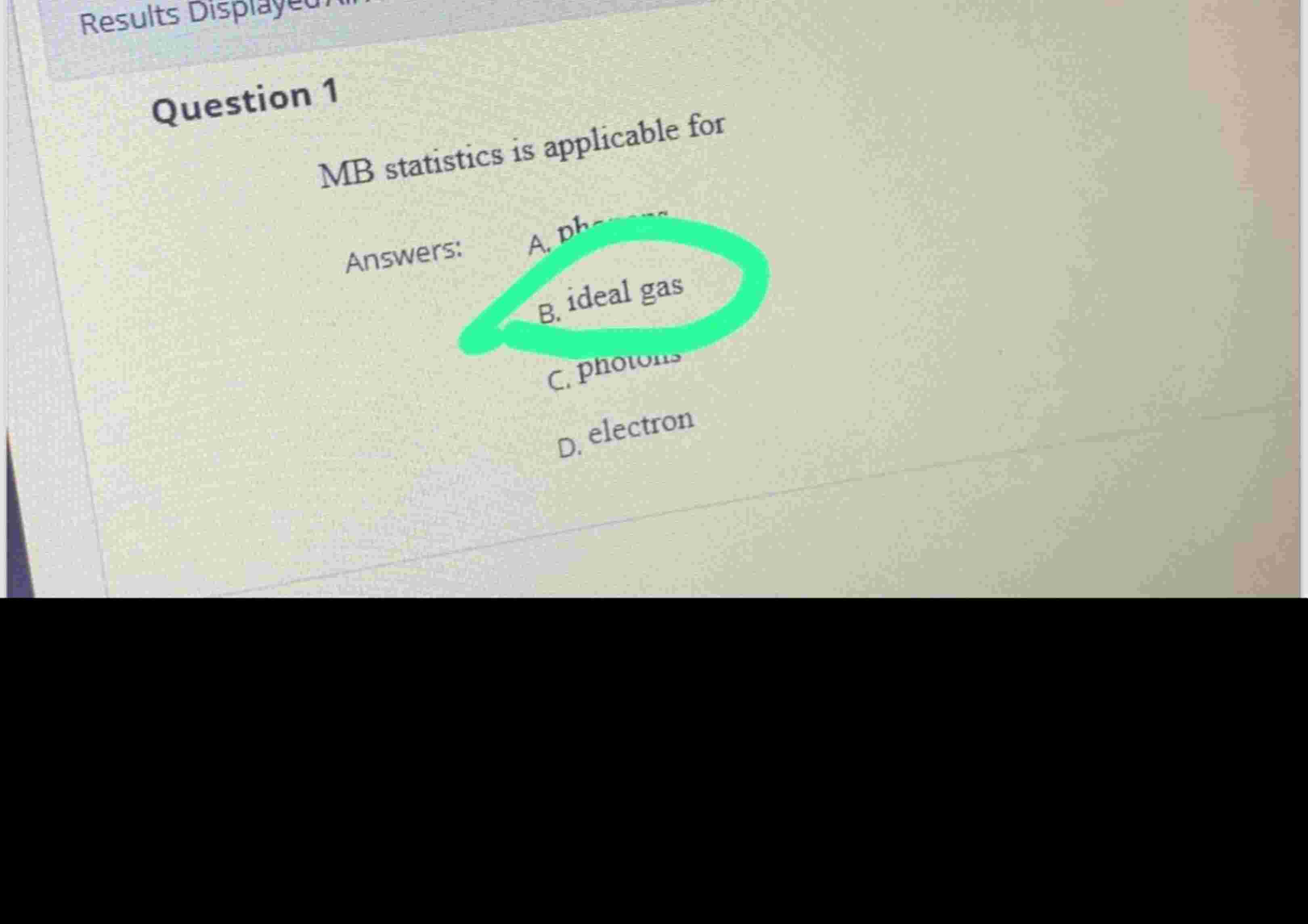 Solved Question 1MB ﻿statistics is ﻿applicable | Chegg.com