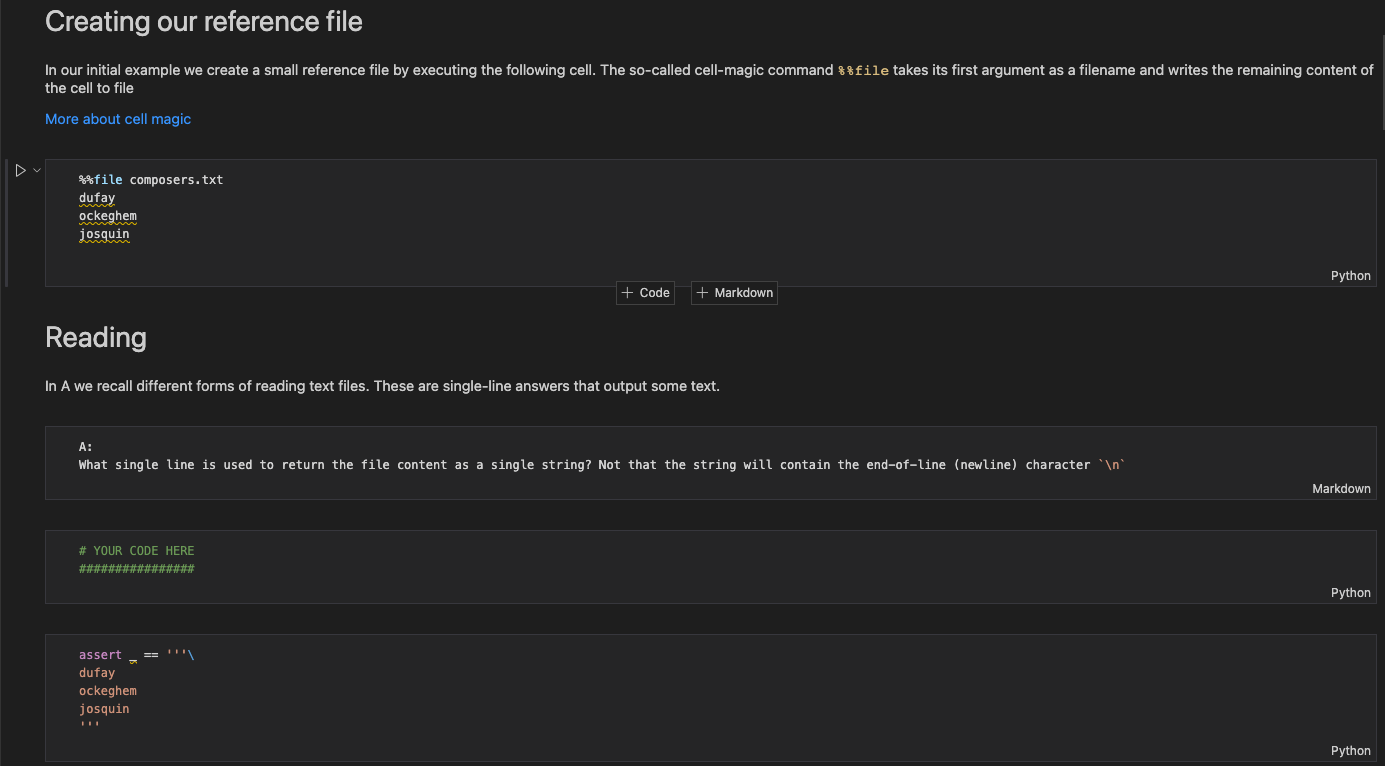 Solved Creating our reference file In our initial example we | Chegg.com