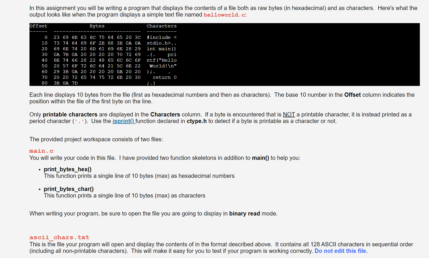 In this assignment you will be writing a program that | Chegg.com