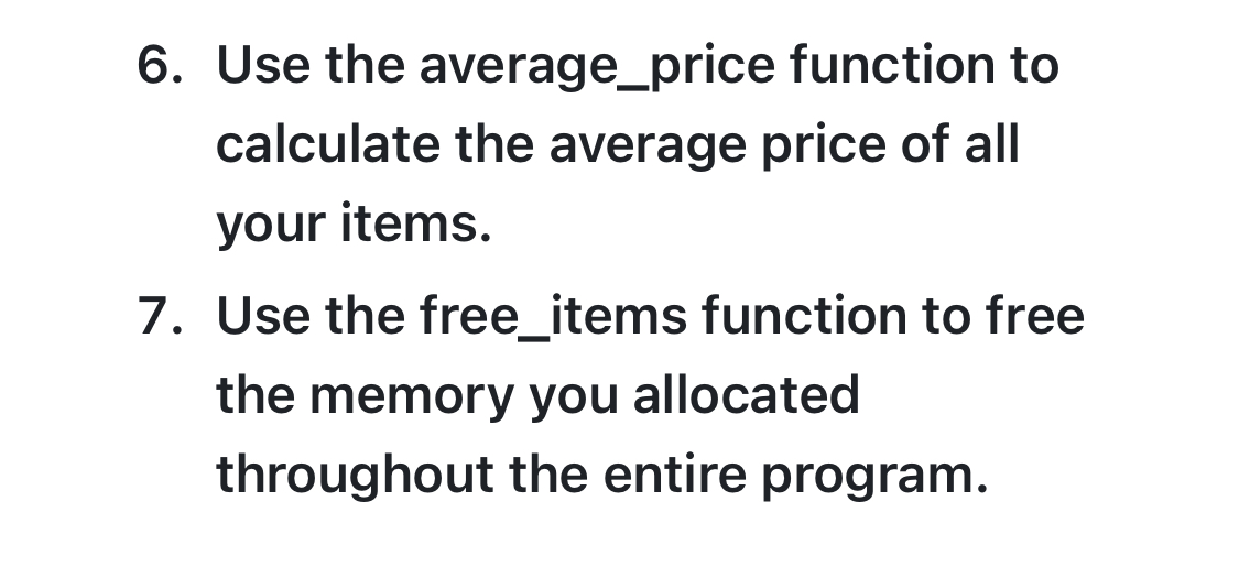 Solved 6. Use the average_price function to calculate the | Chegg.com