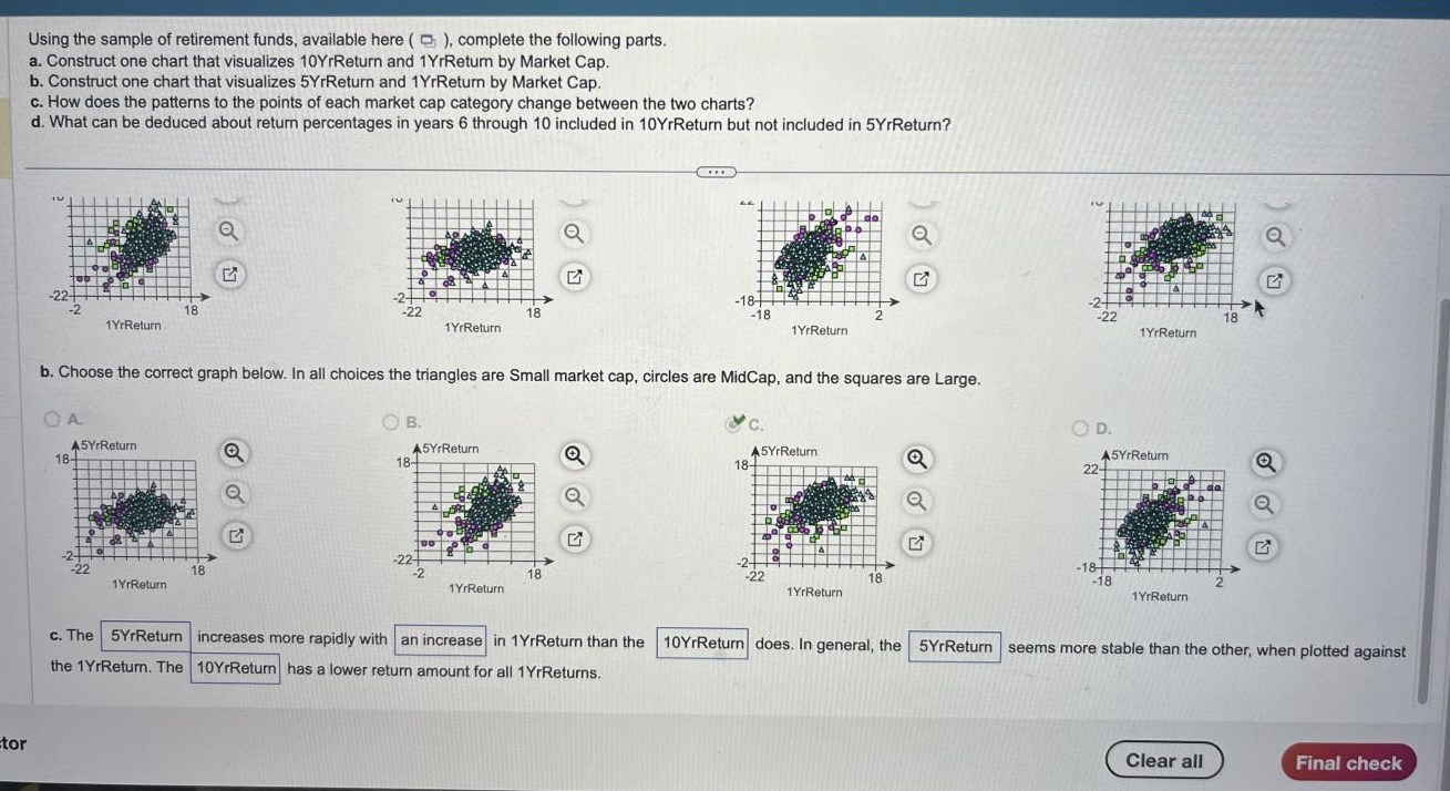 A and B was answer just confused on C. C is based on | Chegg.com