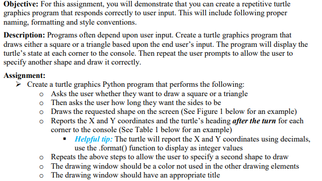 Solved Objective: For this assignment, you will demonstrate | Chegg.com