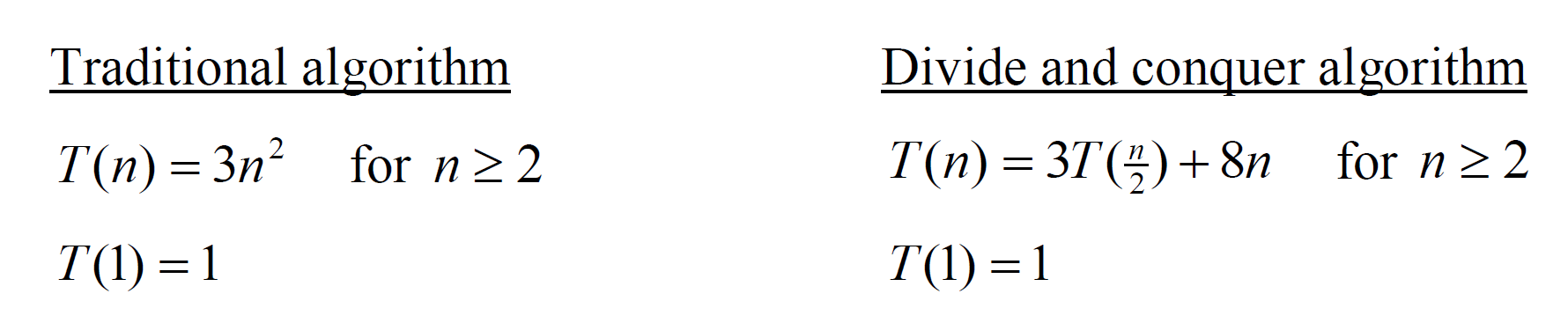 Solved Given the following formulas for the traditional long | Chegg.com